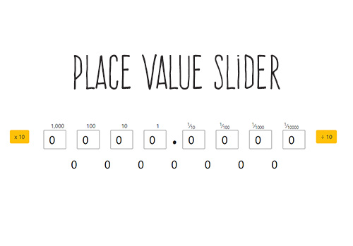 Place Value Slider · teacher*helper*.school